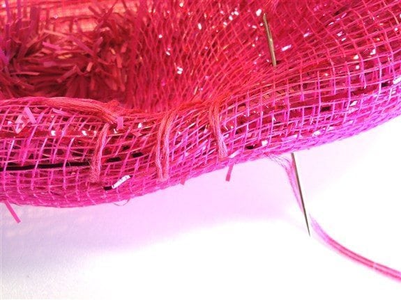 How To Make a Unique Deco Mesh Easter Egg Wreath