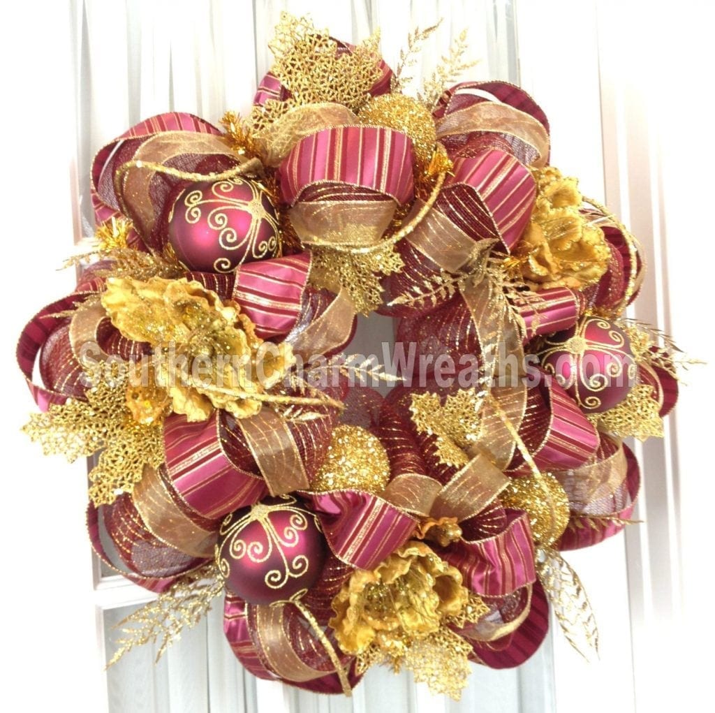 Holiday Deco Mesh Wreaths - Southern Charm Wreaths