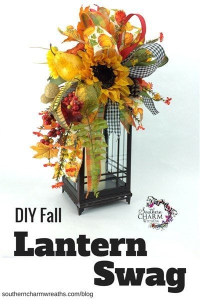 DIY Fall Lantern Swag Tutorial