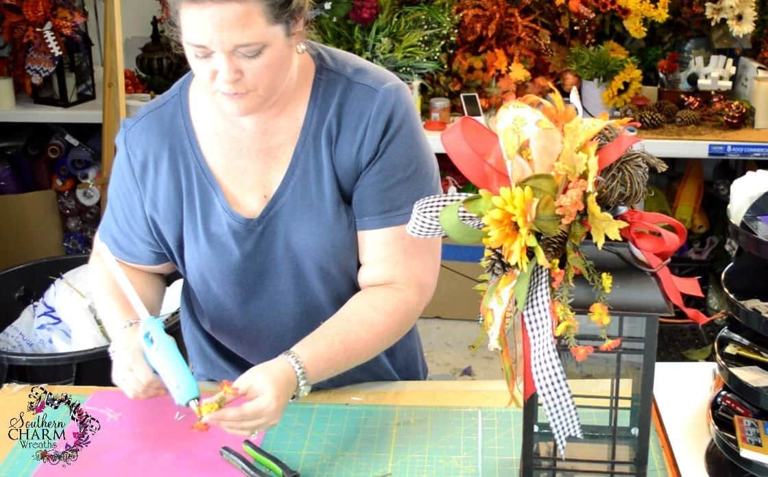 DIY Fall Lantern Swag Tutorial