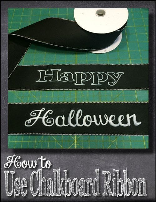 How to Transfer Print to Chalkboard Ribbon