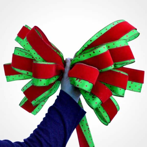 how-to-make-a-tree-topper-bow