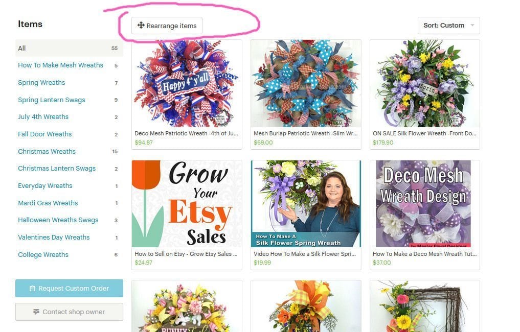 The New Etsy Shop Homepage - Are You Ready? - Southern Charm Wreaths