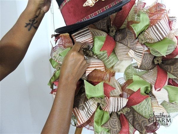 How to Attach Character Embellishments to Wreaths