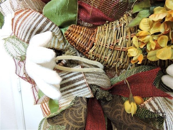 How to Attach Character Embellishments to Wreaths