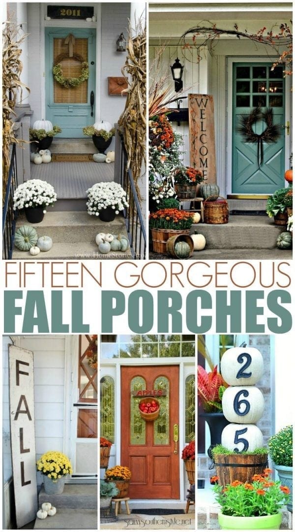 15 Gorgeous Fall Porches to Inspire You - Southern Charm Wreaths