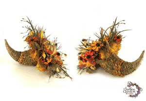 Fall Cornucopia Centerpiece Tutorial With Silk Flowers | Southern Charm ...