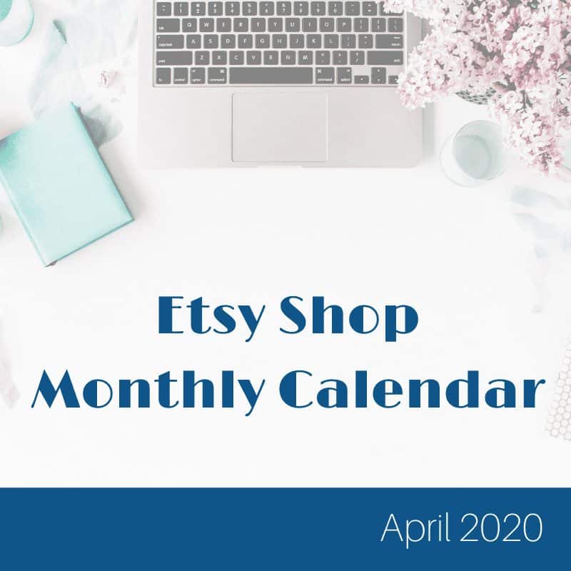 Etsy Shop Monthly Calendar - Southern Charm Wreaths