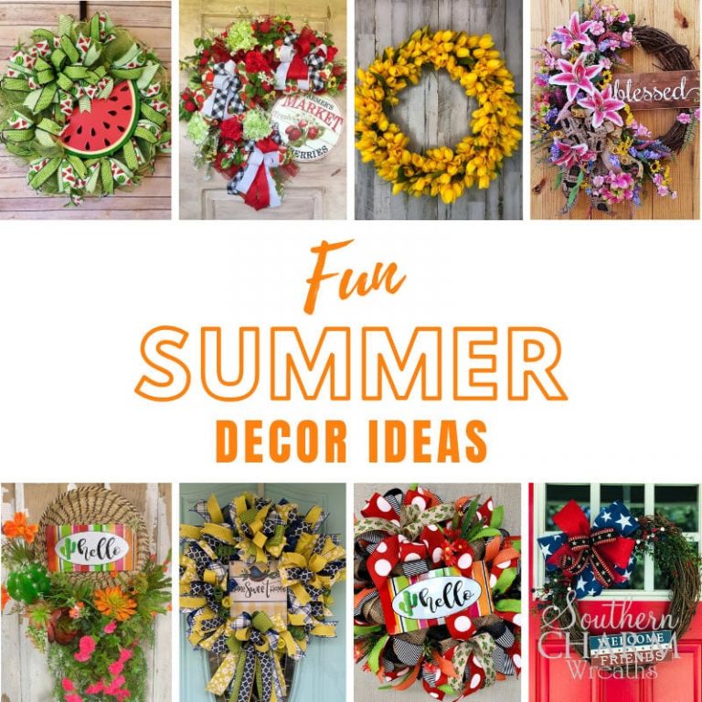 Fun Summer Decor Ideas - Southern Charm Wreaths