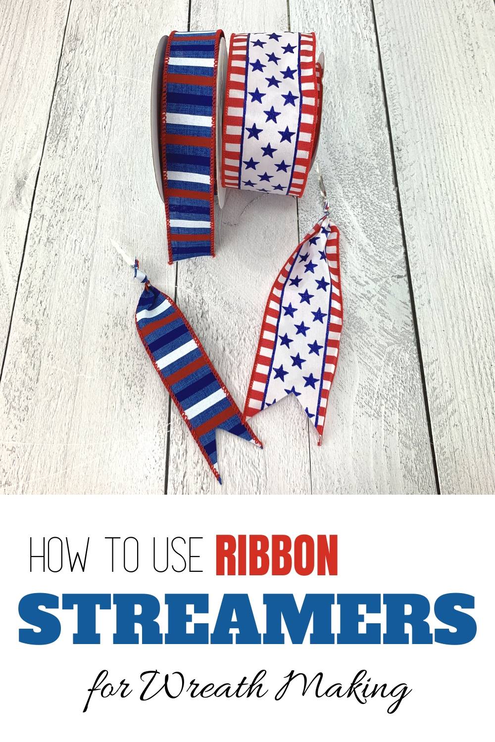 How to Make Easy Inexpensive Wreath Filler with Ribbon Streamers