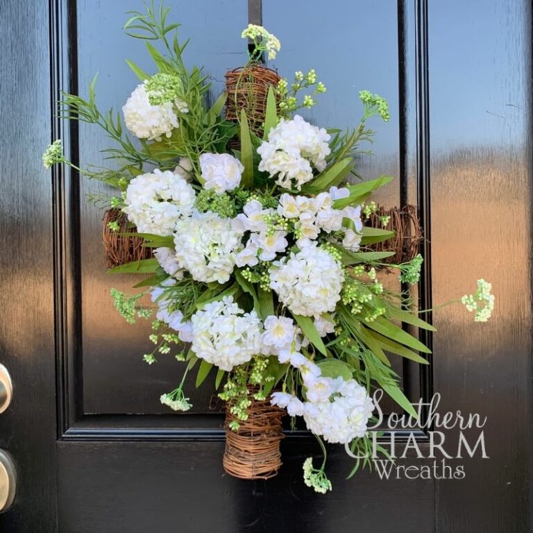 How to Make an Elegant Spring Cross Wreath - Southern Charm Wreaths