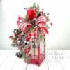 DIY Country Christmas Lantern Topper - Southern Charm Wreaths