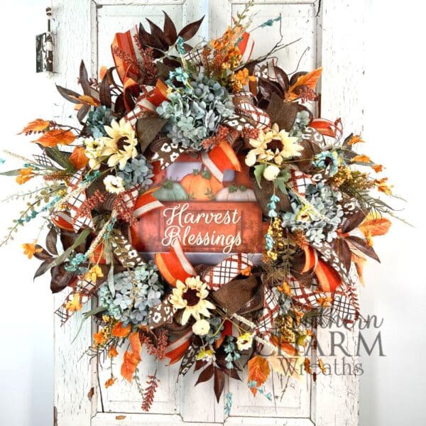 DIY Deco Mesh Fall Truck Wreath - Southern Charm Wreaths