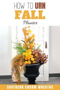 Fall Planter Idea - How To Make a Fall Urn Planter Filler