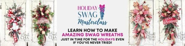 How to Make a Simple Traditional Christmas Teardrop Swag