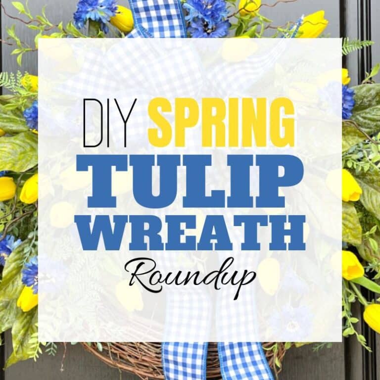 5 Spring Wreath Ideas with Tulips - Southern Charm Wreaths