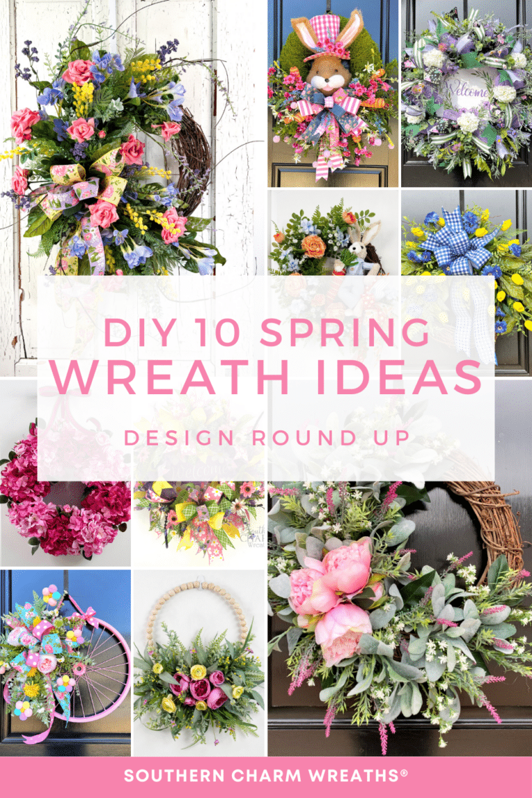 10 DIY Spring Wreath Ideas to Refresh Your Front Door - Southern Charm ...