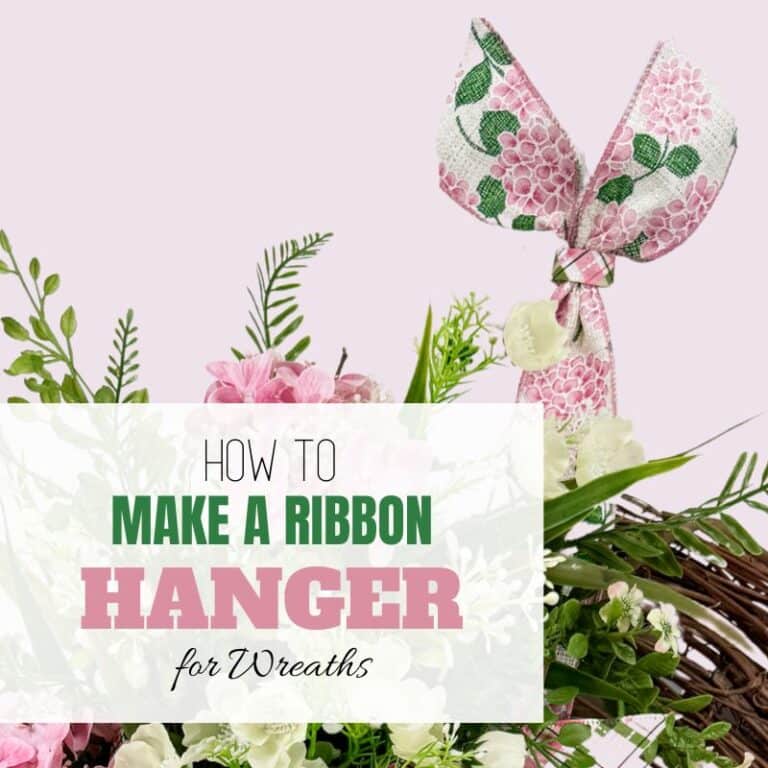 How to Make a Ribbon Wreath Hanger - Southern Charm Wreaths
