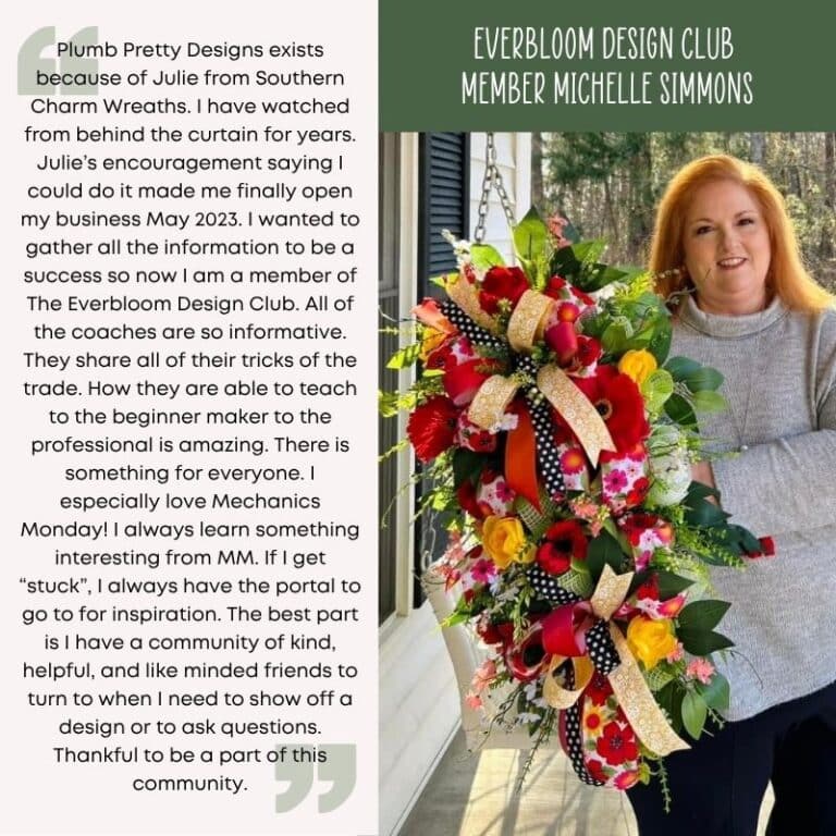 Everbloom Design Club Waitlist - Southern Charm Wreaths